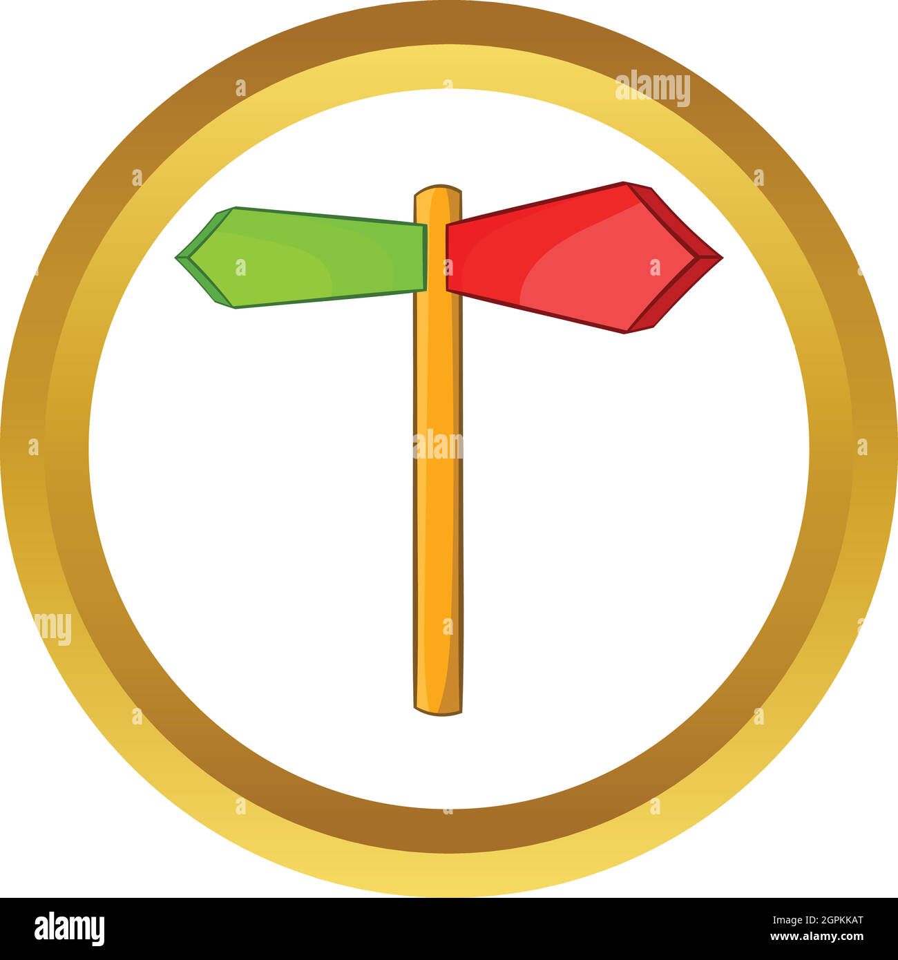 Direction signs vector icon Stock Vector Image & Art - Alamy