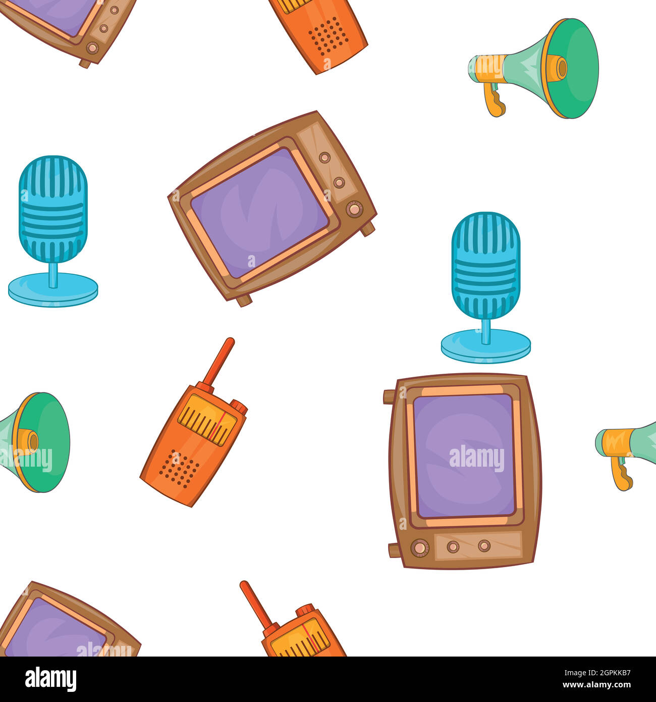 Headline pattern, cartoon style Stock Vector Image & Art - Alamy