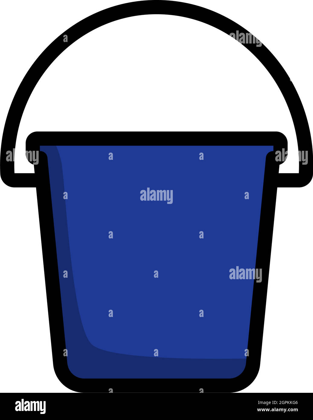 Icon Of Bucket Stock Vector Image & Art - Alamy