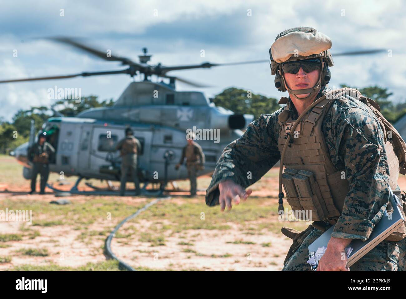 U.S. Marine Corps Lance Cpl. Daniel Mcleod, a bulk refueler with Combat ...