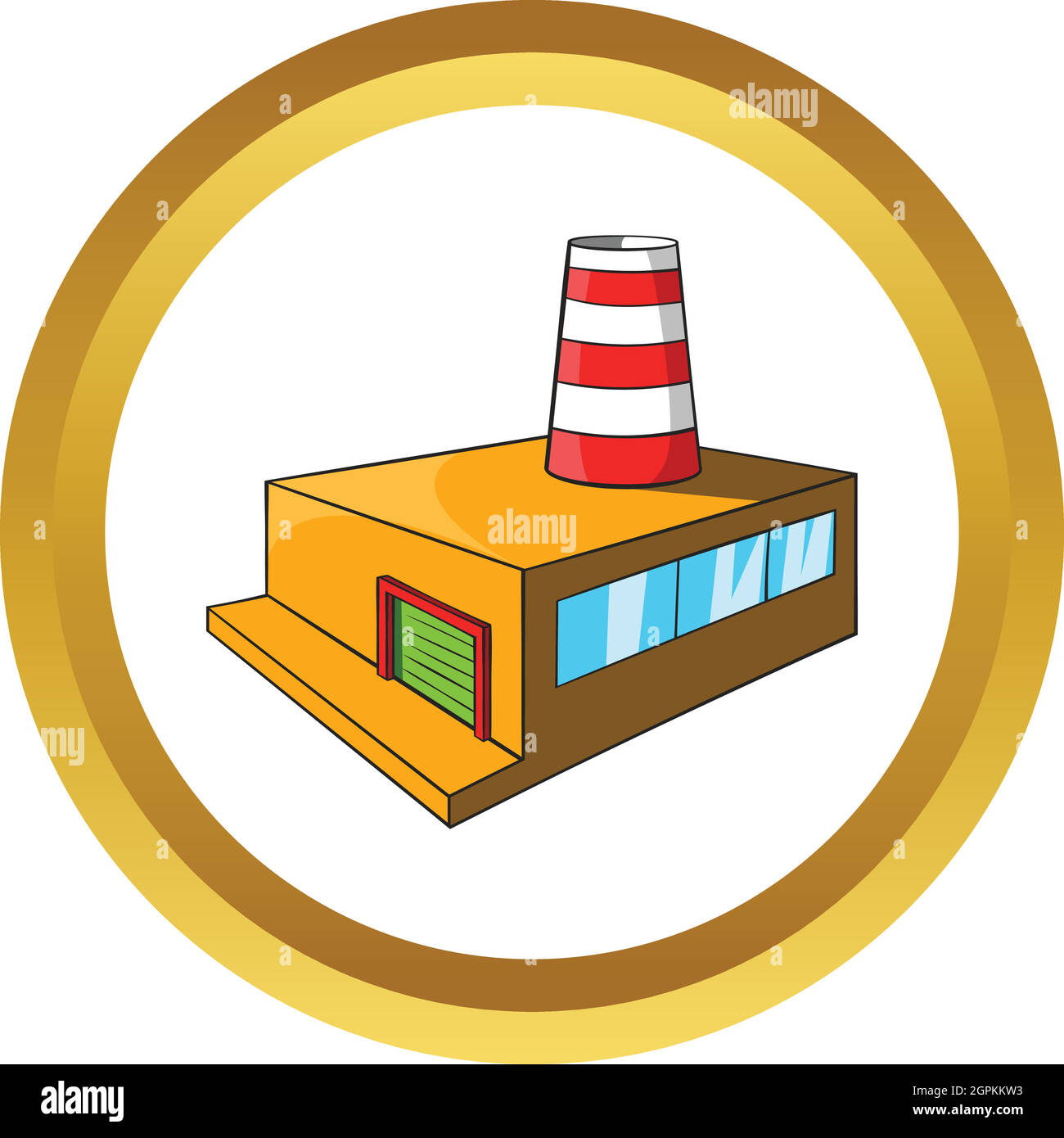 Chemical plant vector icon Stock Vector Image & Art - Alamy