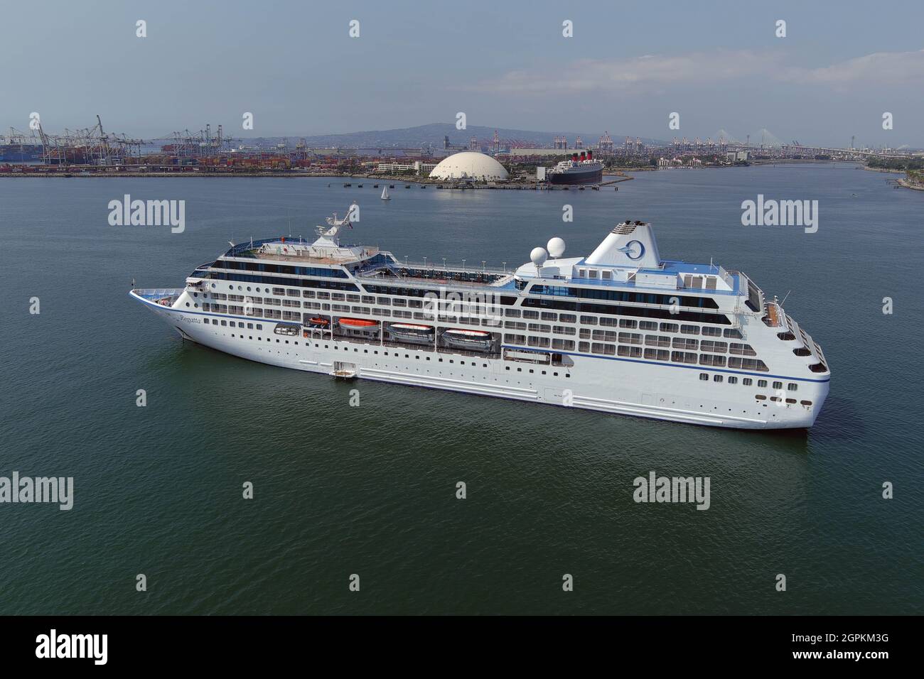 The Oceana Cruises flagship Regatta cruise ship is seen with the Spruce ...