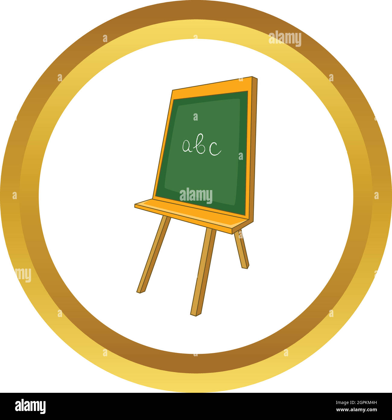 Green chalkboard vector icon Stock Vector Image & Art - Alamy
