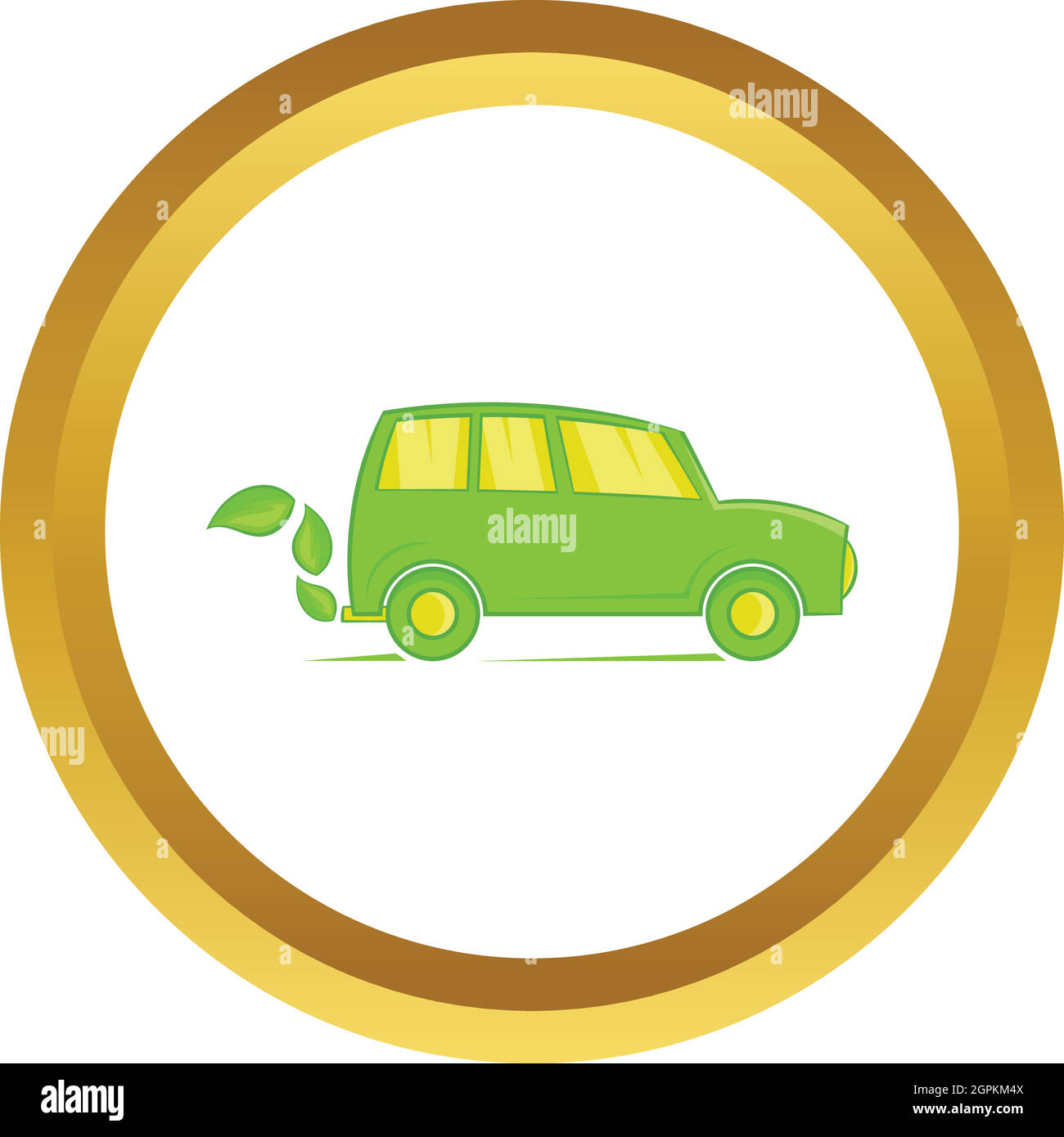 Eco car vector icon Stock Vector Image & Art - Alamy