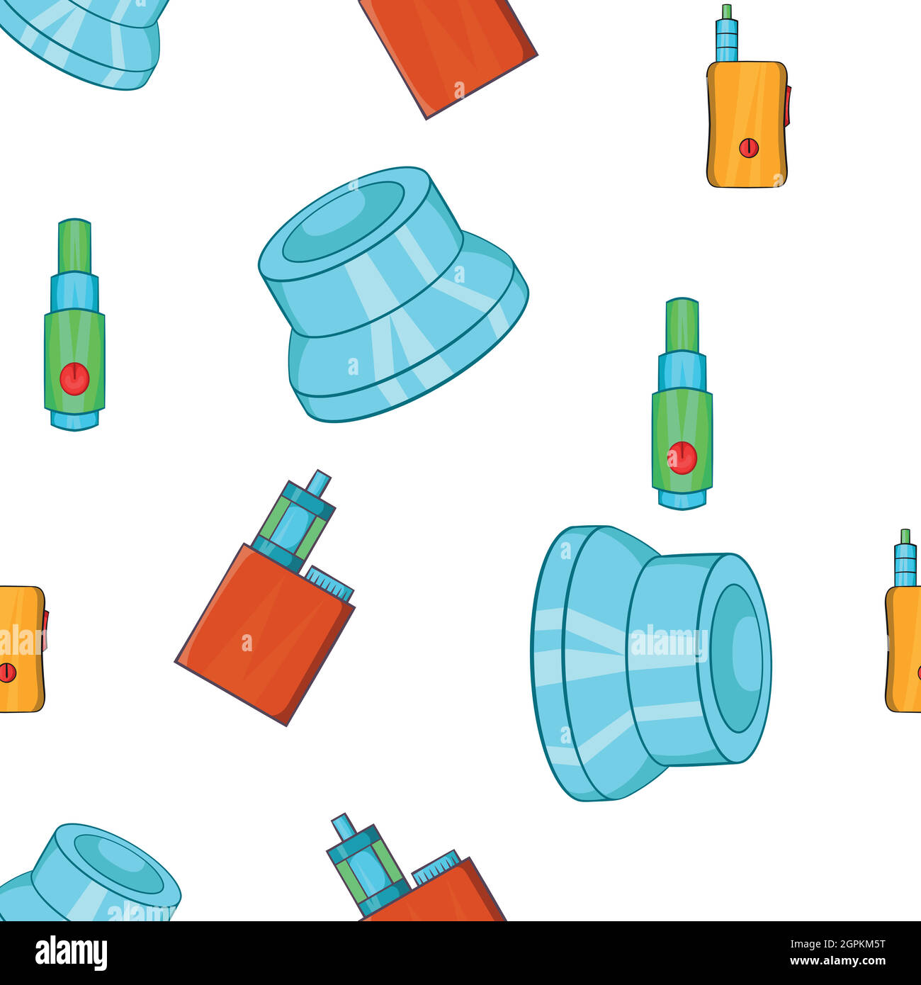 Electronic smoking cigarette pattern Stock Vector Image & Art - Alamy