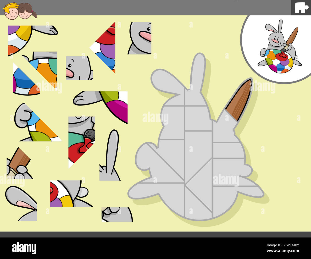 Leisure bunny Stock Vector Images - Alamy