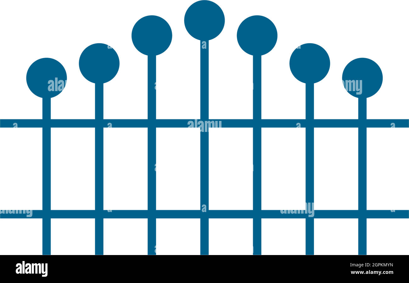 gate icon logo flat design vector template Stock Vector Image & Art - Alamy