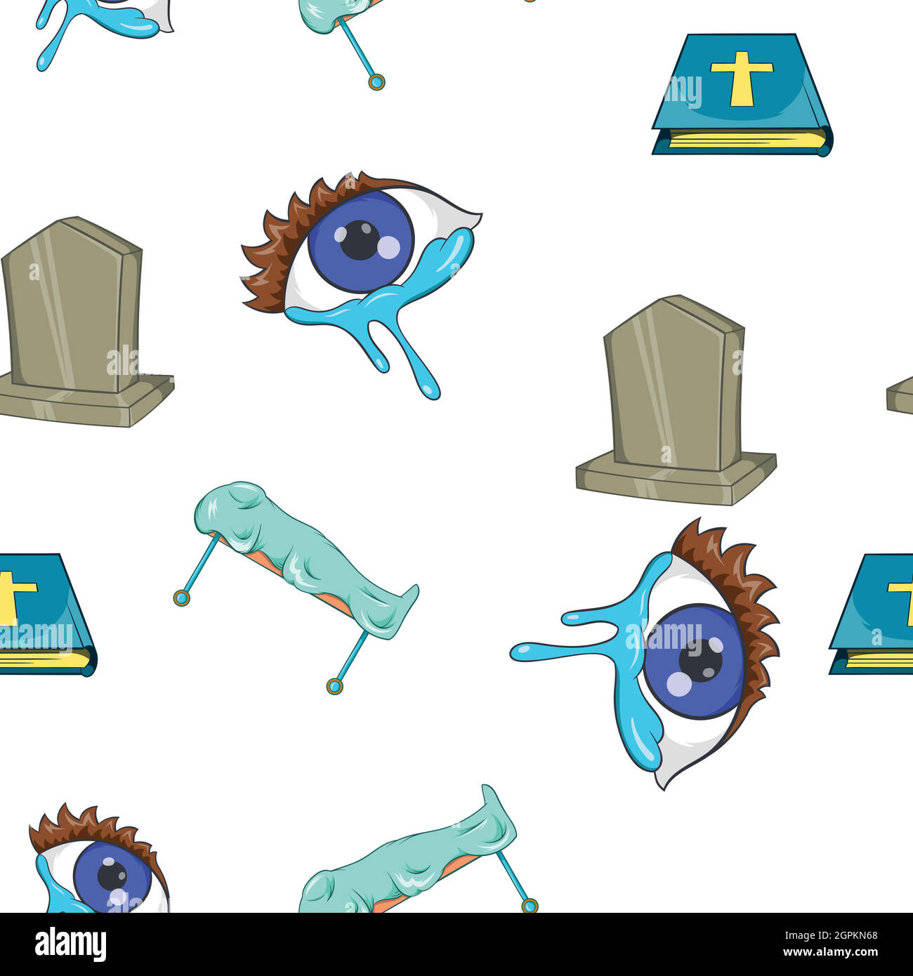 Death pattern, cartoon style Stock Vector Image & Art - Alamy