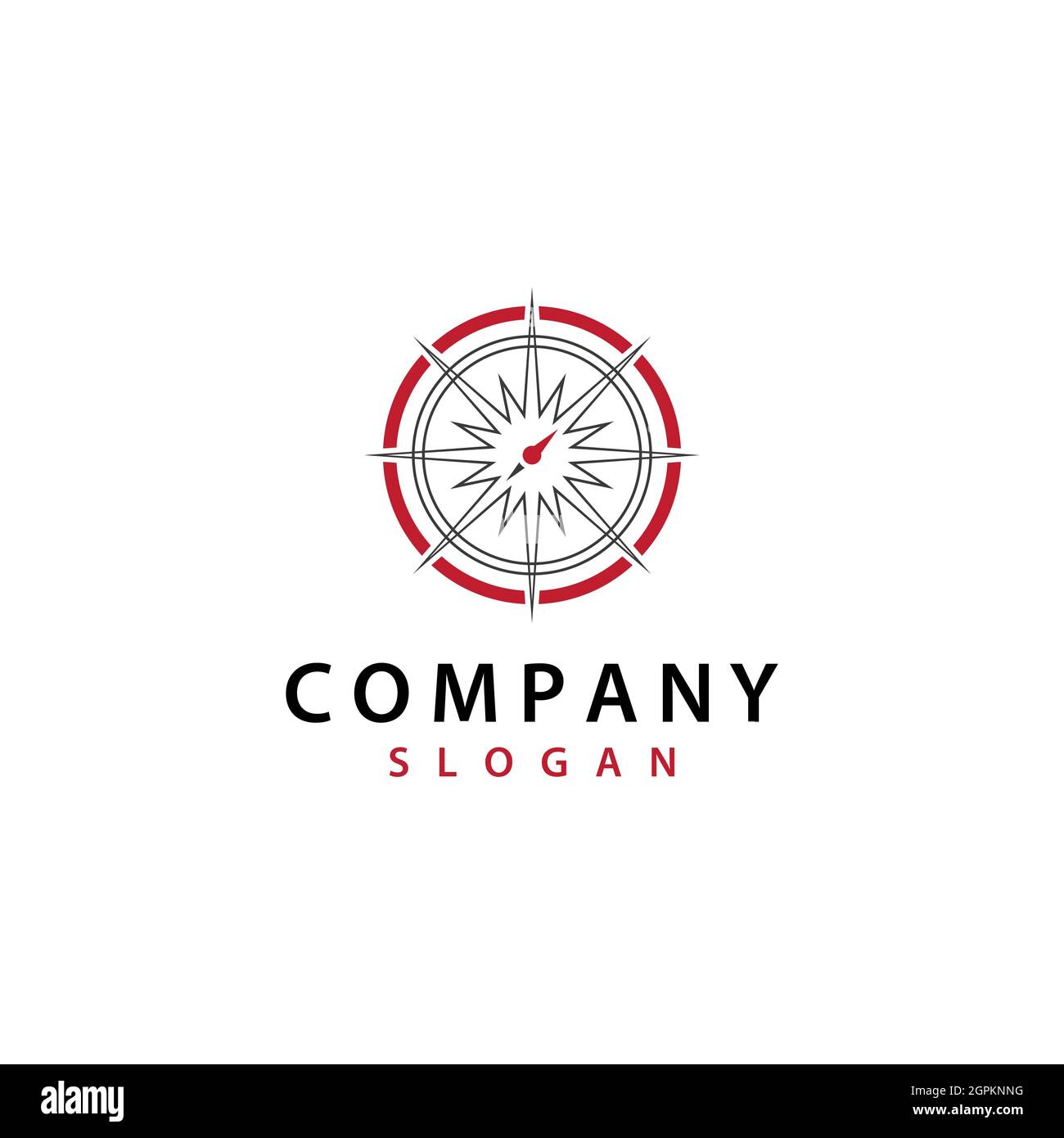 Compass logo vector illustration hi-res stock photography and images ...