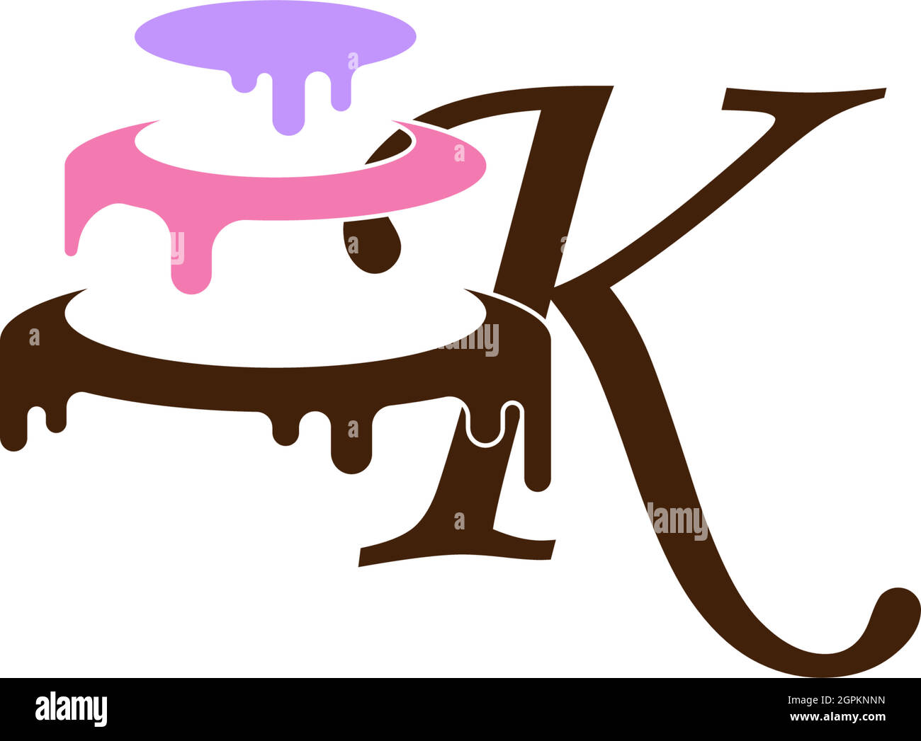 Letter k icon hi-res stock photography and images - Alamy