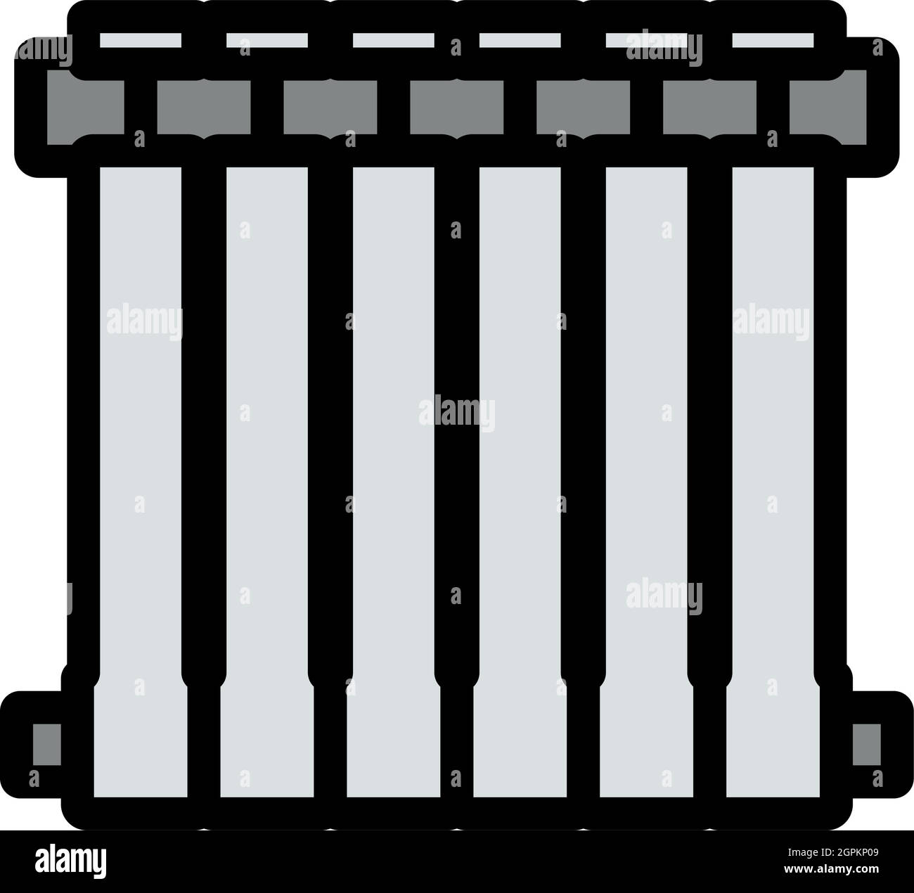 Icon Of Radiator Stock Vector Image & Art - Alamy