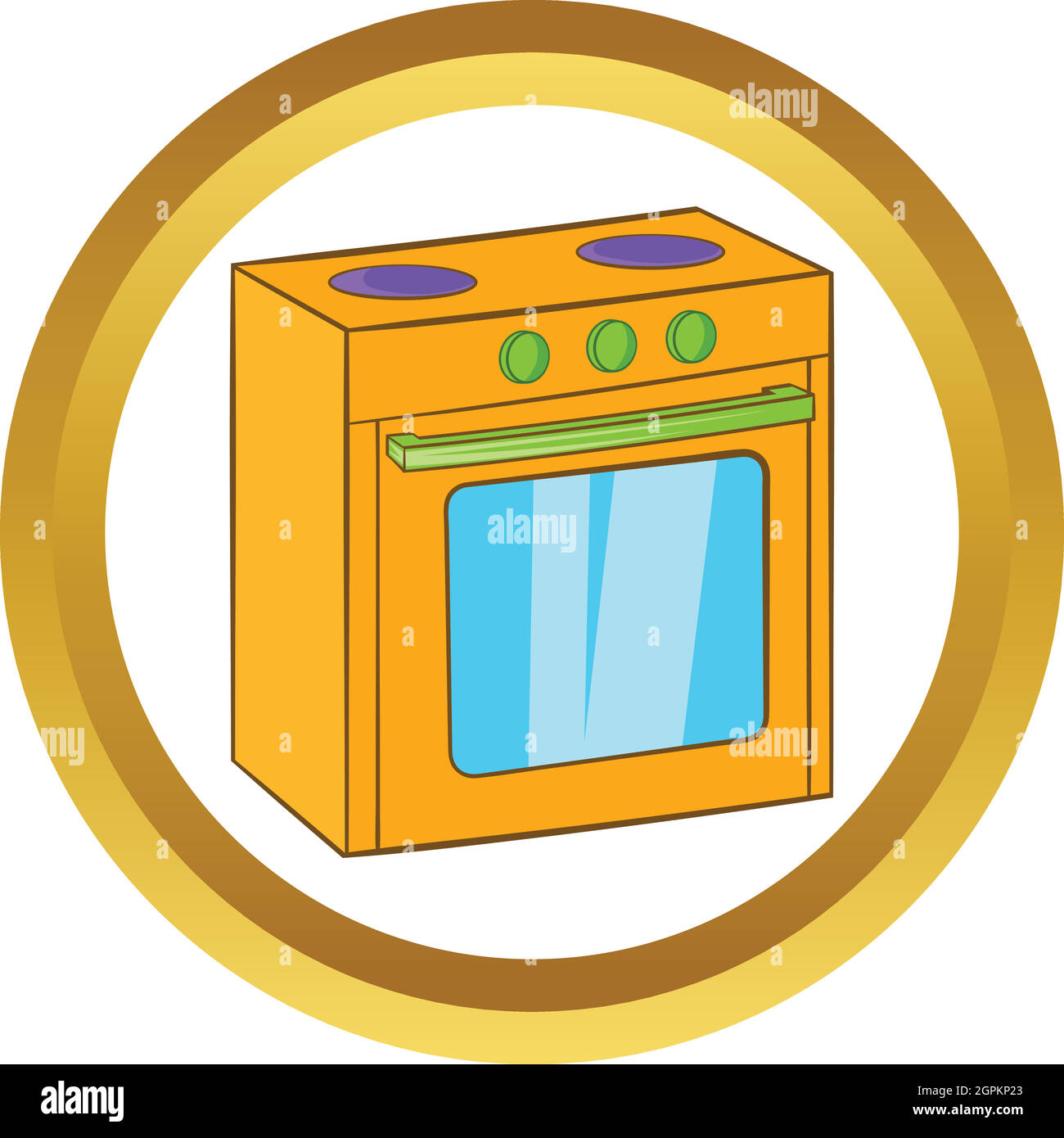 Gas stove vector icon Stock Vector Image & Art - Alamy