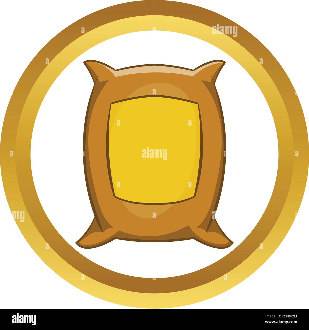 Bag of wheat vector icon Stock Vector Image & Art - Alamy