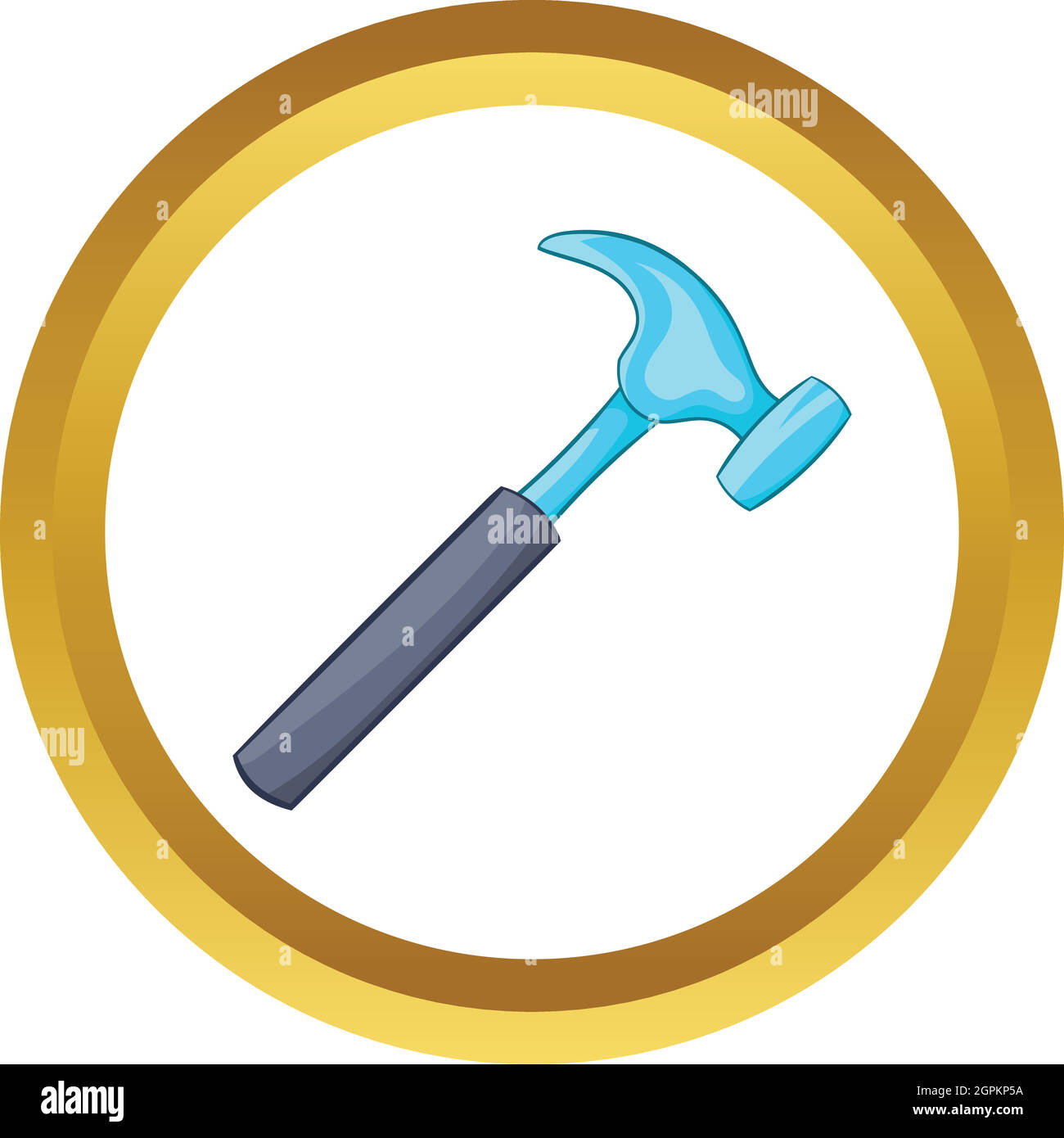Hammer vector icon Stock Vector Image & Art - Alamy