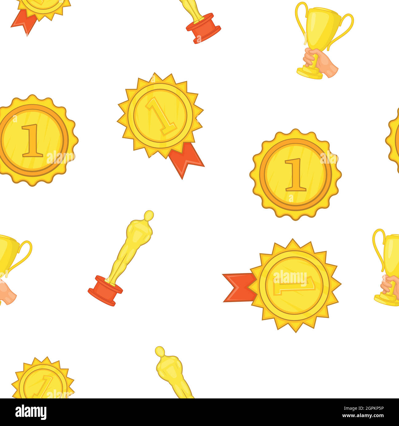 Award ribbon pattern seamless Cut Out Stock Images & Pictures - Alamy