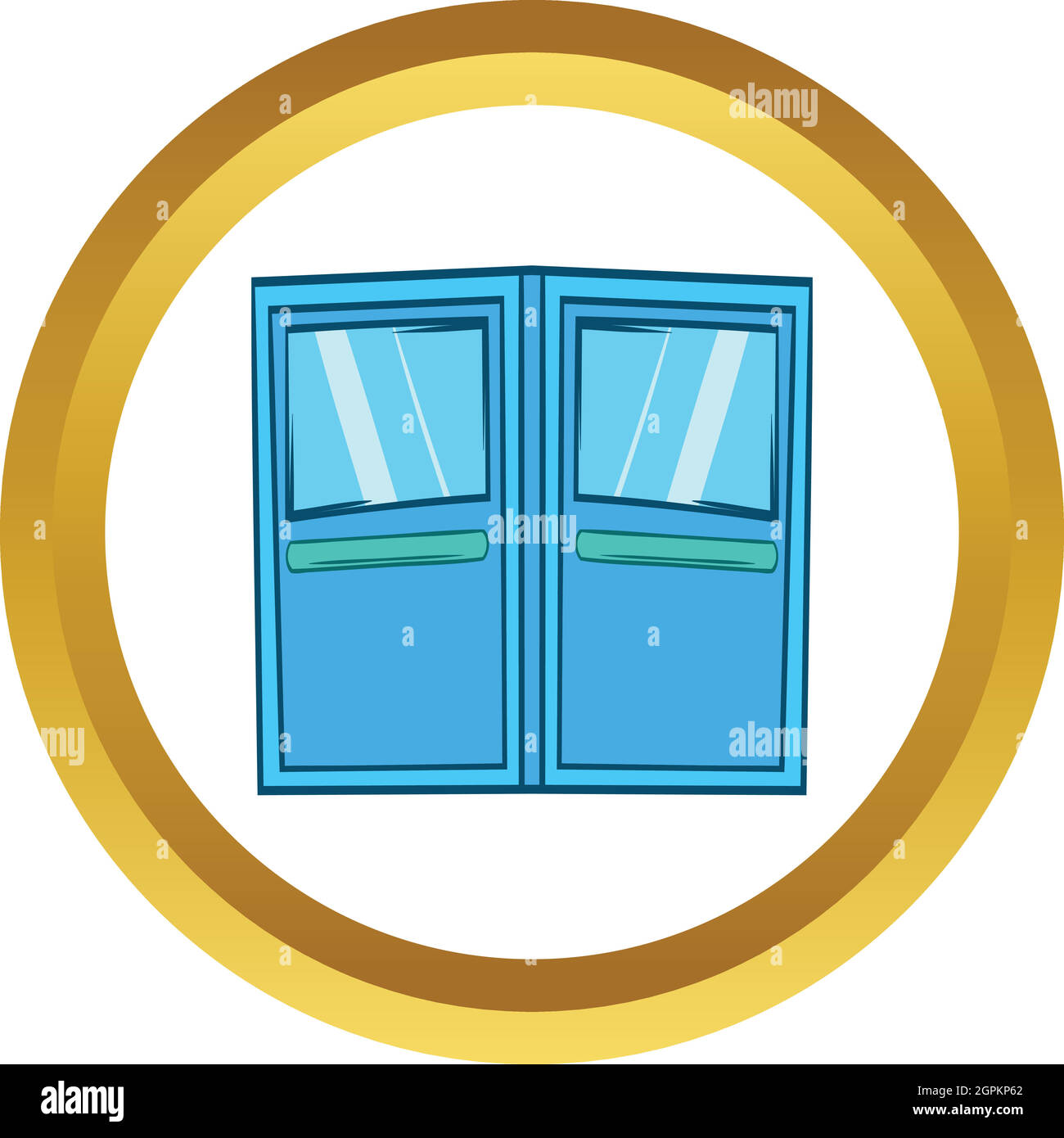 Cartoon old style doors Stock Vector Images - Alamy