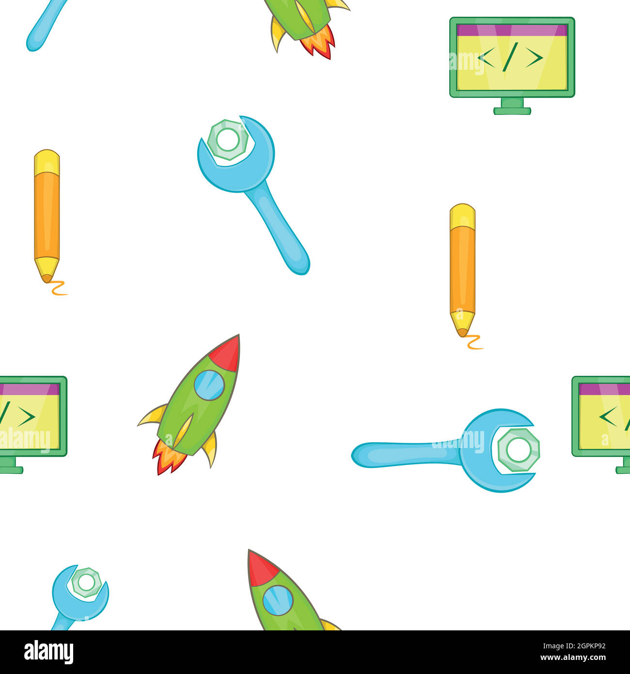 Optimization pattern, cartoon style Stock Vector Image & Art - Alamy