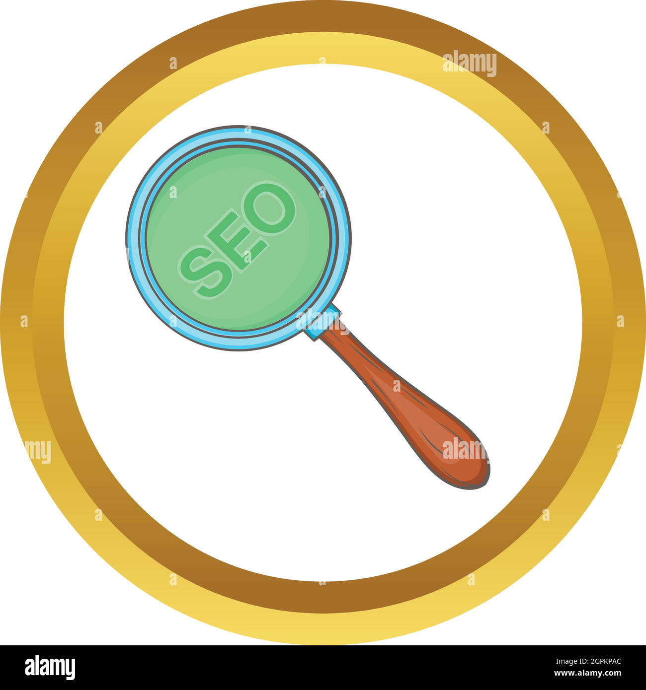 SEO optimization vector icon Stock Vector Image & Art - Alamy