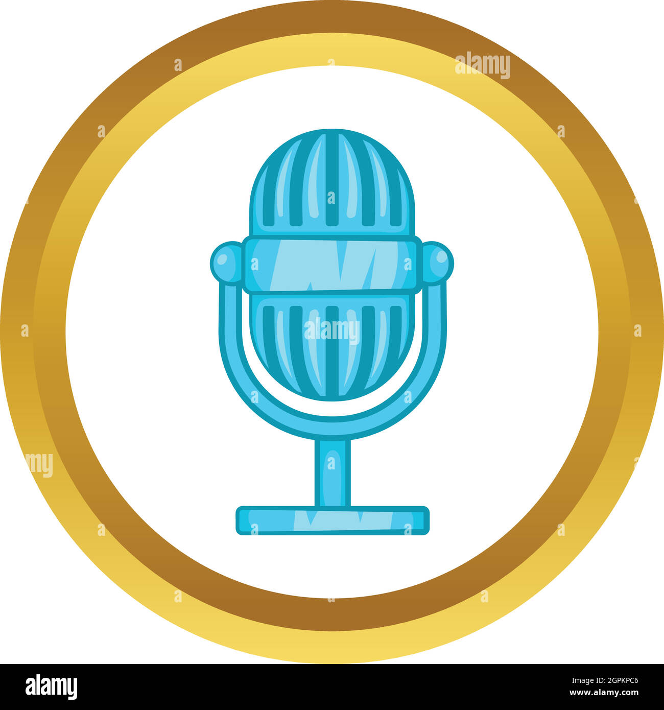 Dynamic microphone Stock Vector Images - Alamy