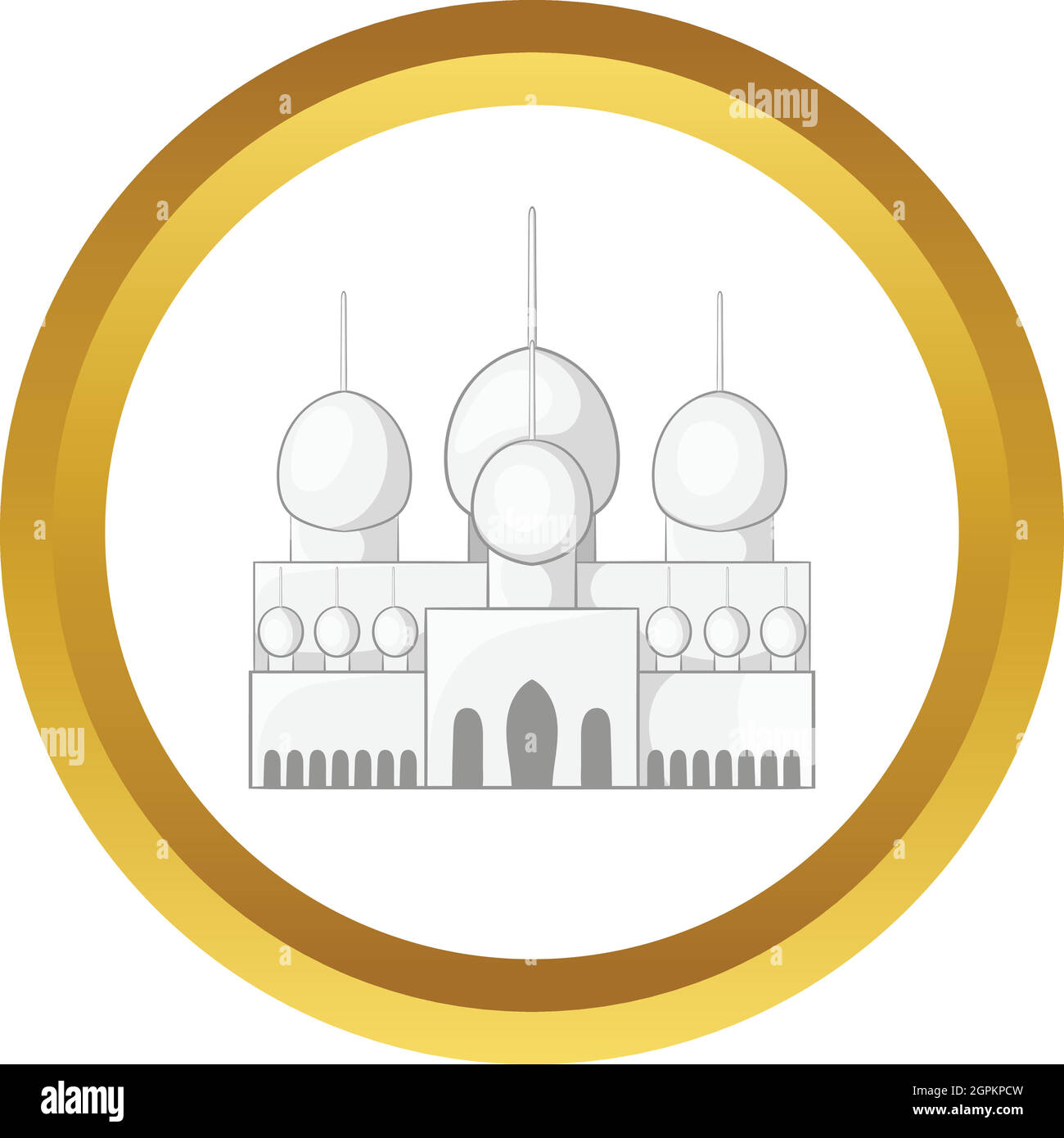 Mosque in UAE vector icon Stock Vector Image & Art - Alamy