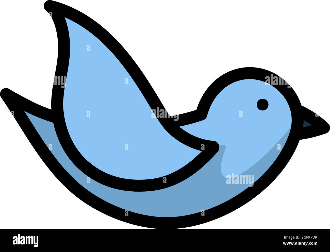 Bird feather icon Stock Vector Images - Alamy