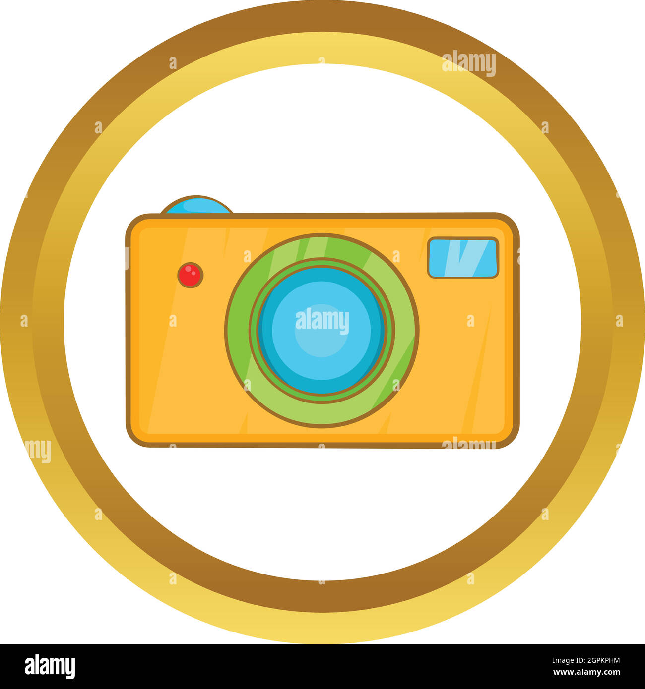 Yellow camera vector icon Stock Vector Image & Art - Alamy