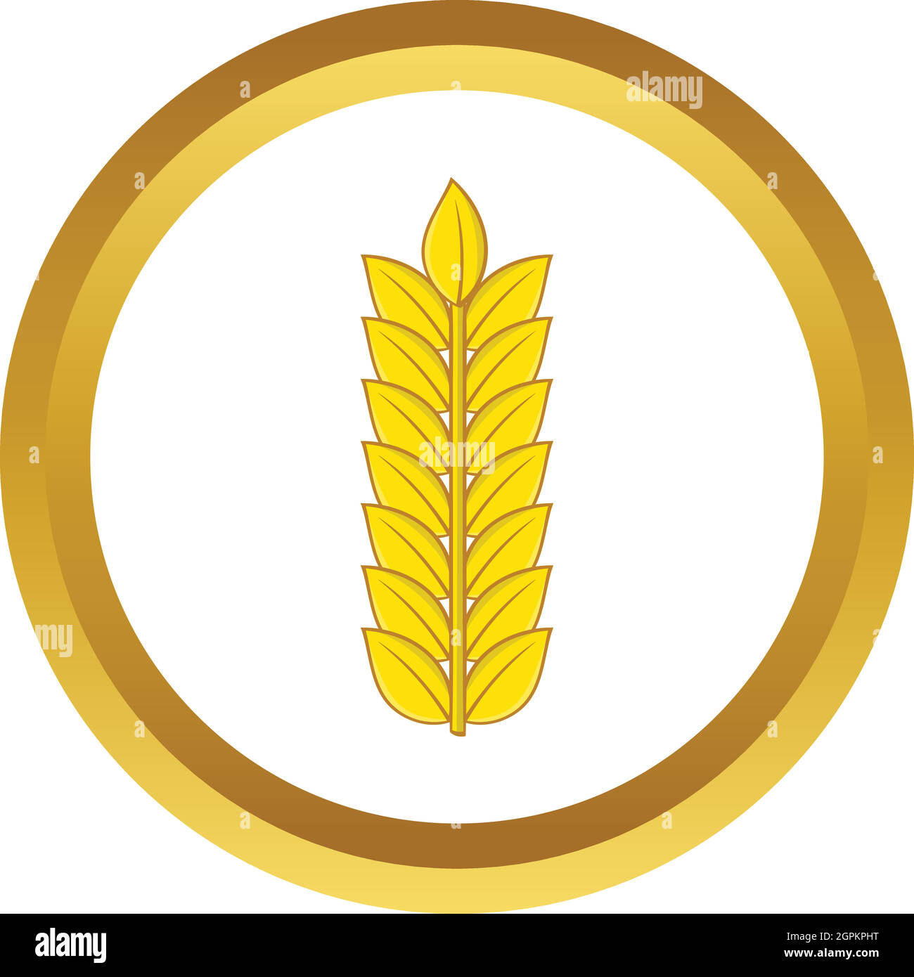Spring bread barley spike Stock Vector Images - Alamy