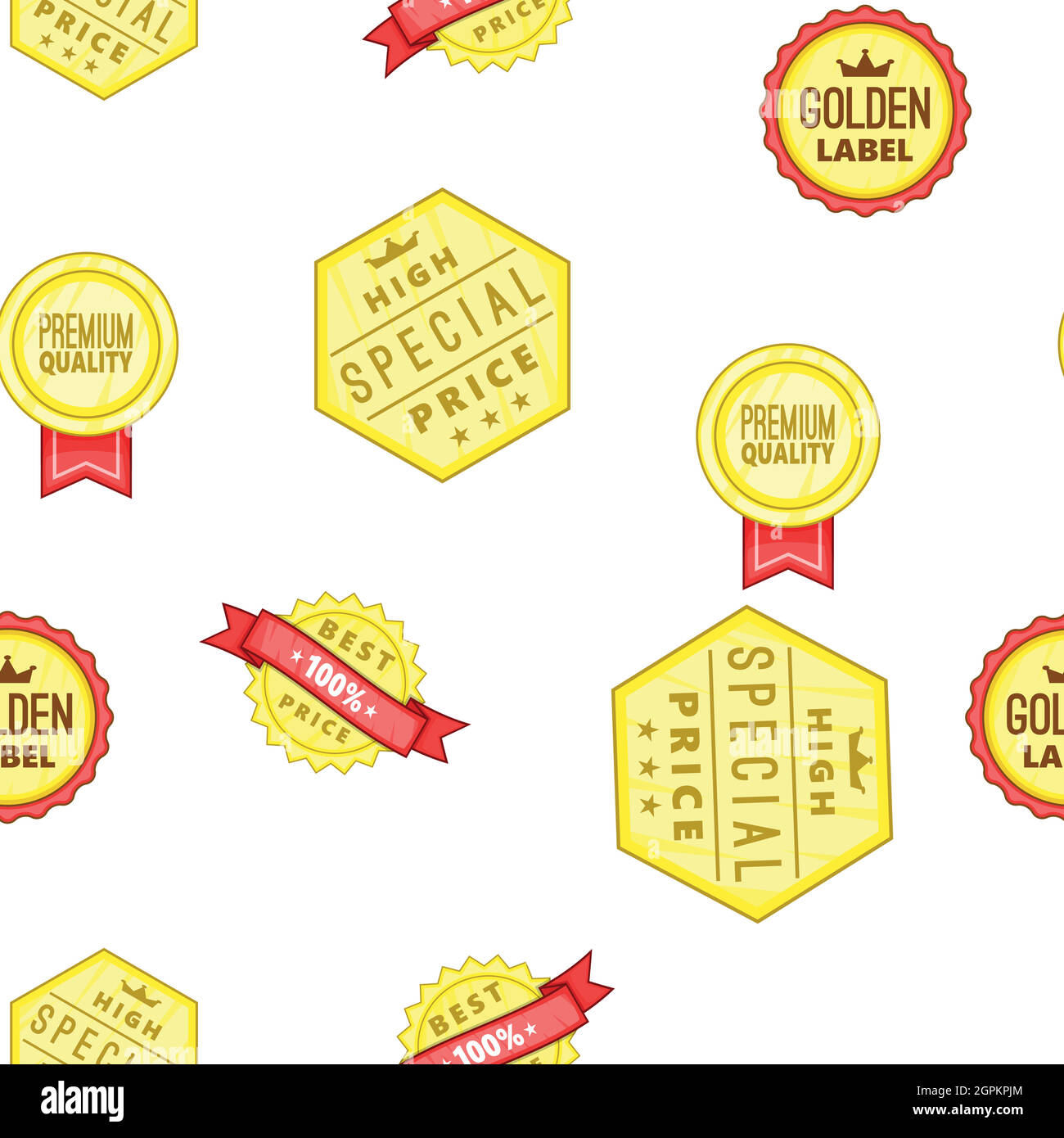 High quality labels pattern, cartoon style Stock Vector Image & Art - Alamy