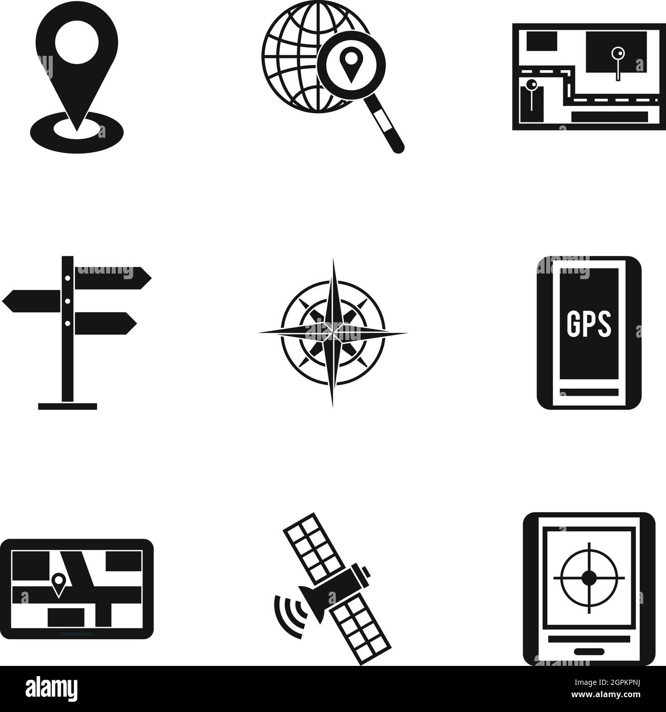 GPS map icons set, simple style Stock Vector Image & Art - Alamy GPS map icons set, simple style Stock Vector Image & Art - Alamy