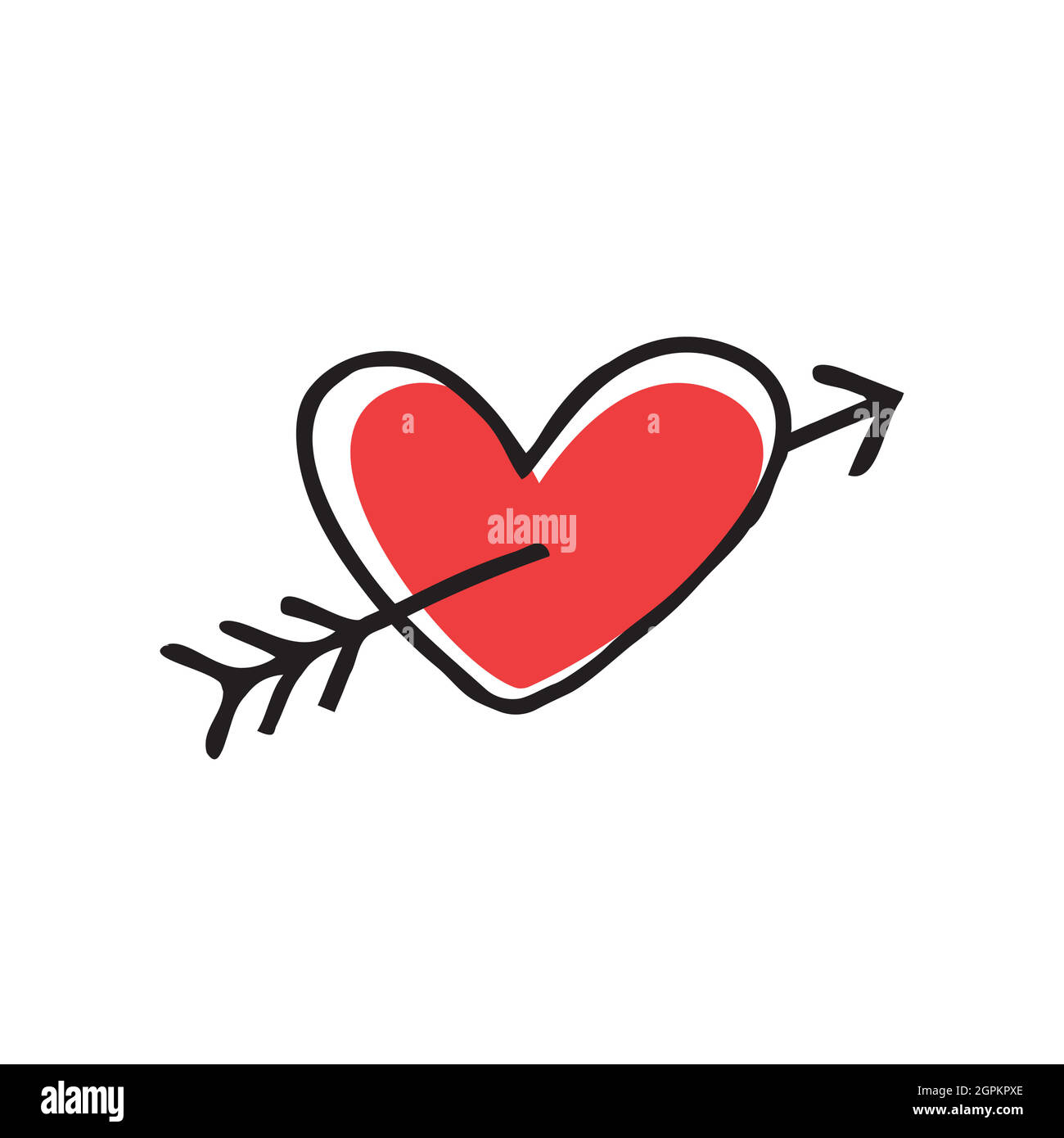 Arrow cupid Cut Out Stock Images & Pictures - Alamy