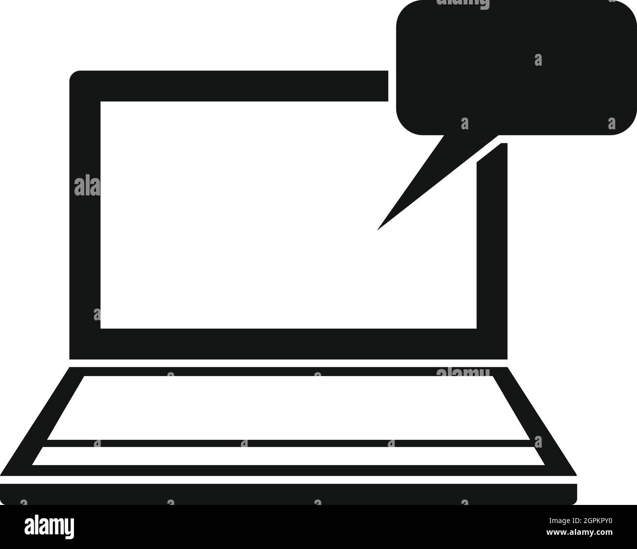 Speech bubble text social Black and White Stock Photos & Images - Alamy