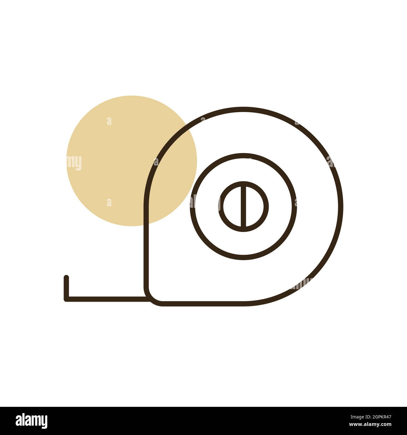 Tape measure symbol Stock Vector Images - Alamy