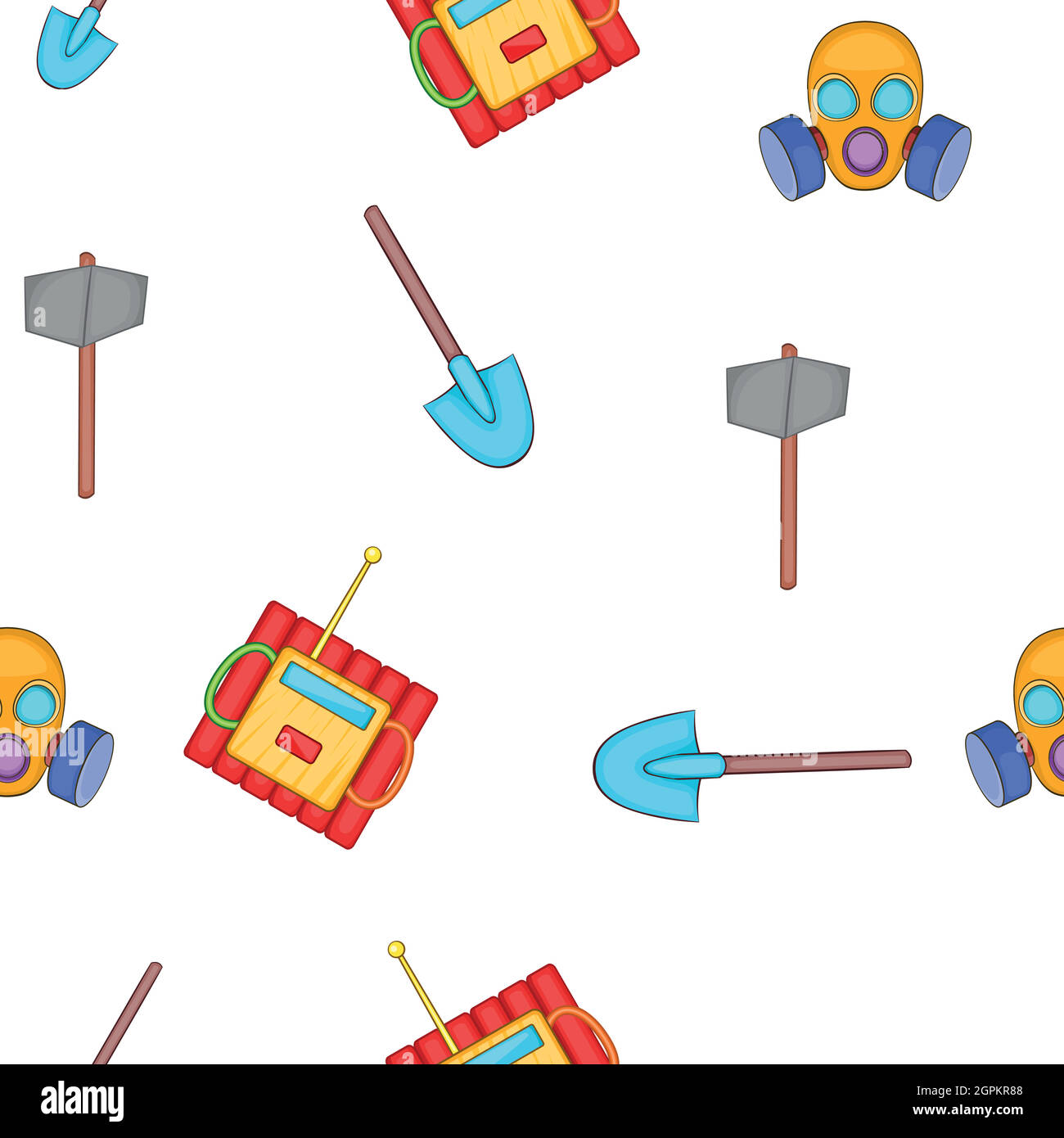 Cartoon mining background mine Stock Vector Images - Alamy