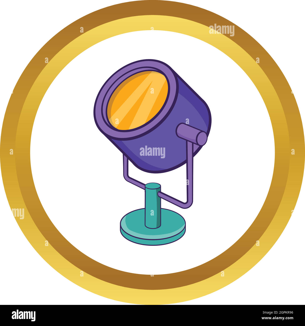 Spotlight vector icon Stock Vector Image & Art - Alamy