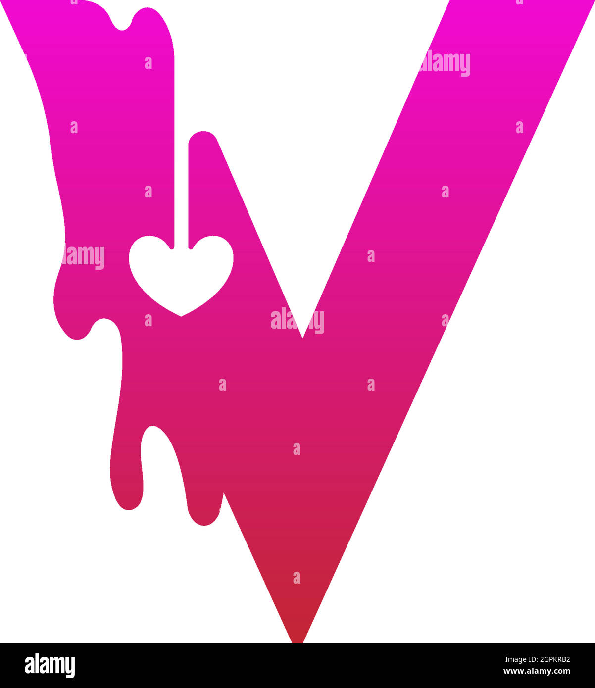 Alphabet V In Love
