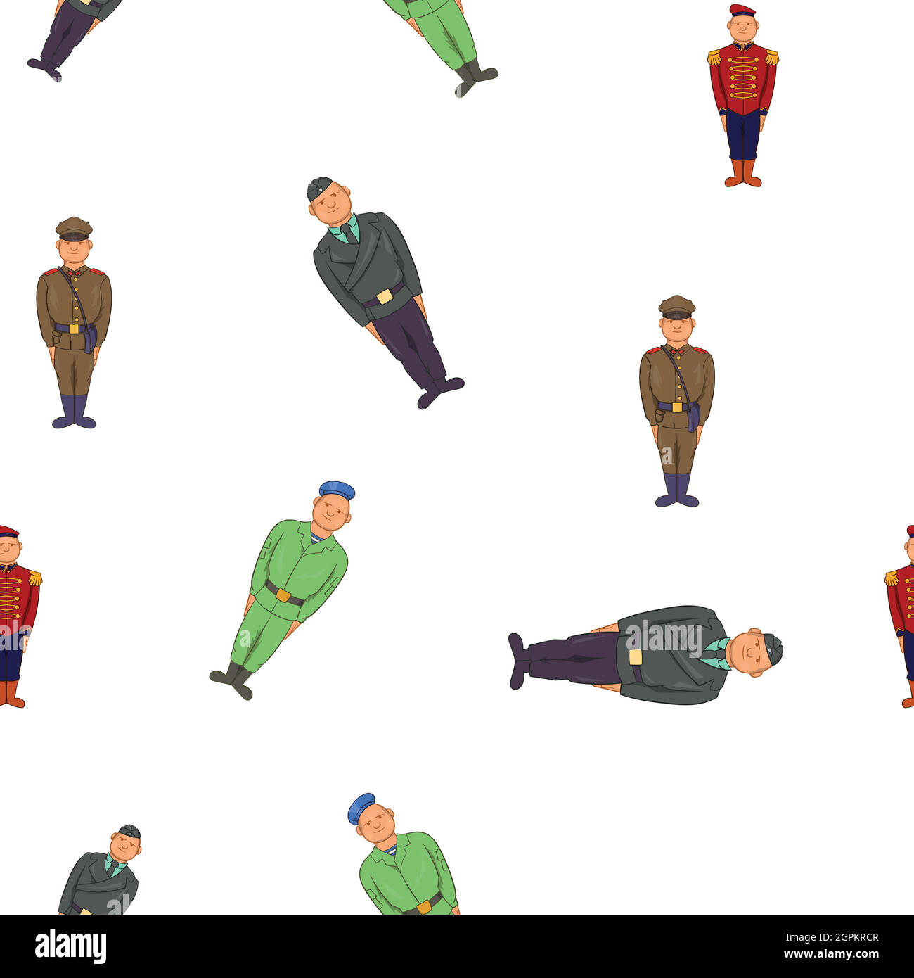 Military pattern, cartoon style Stock Vector Image & Art - Alamy