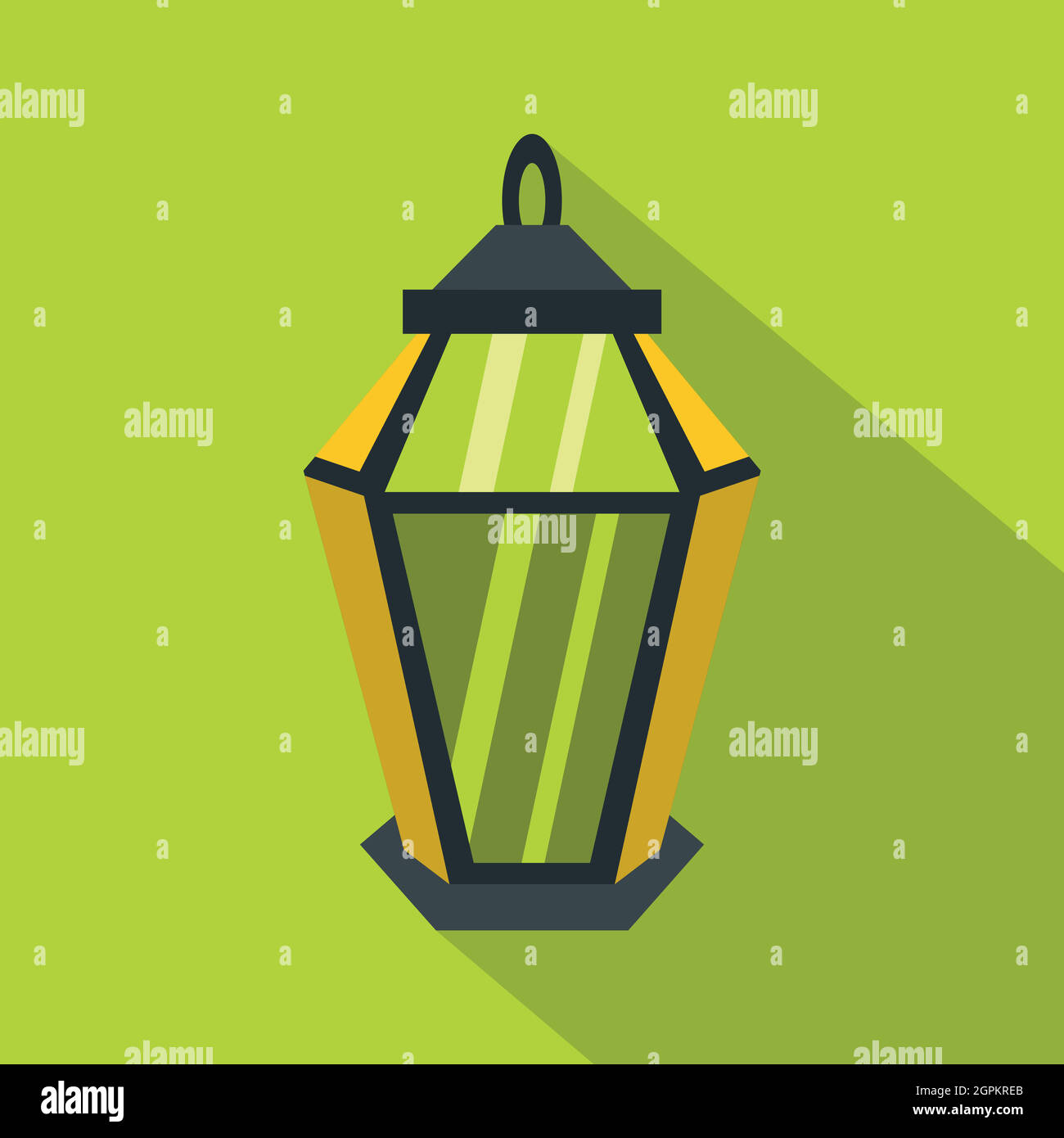 Lantern icon, flat style Stock Vector Image & Art - Alamy