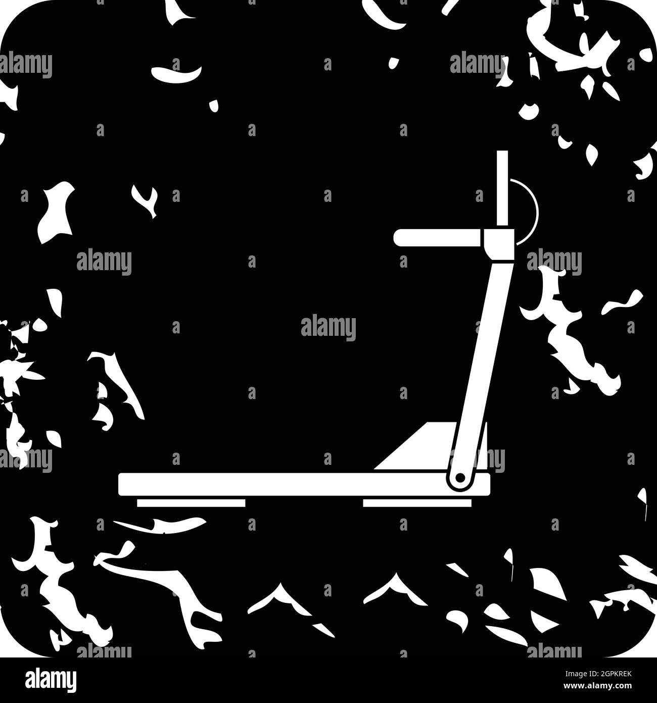 Treadmill icon, grunge style Stock Vector Image & Art - Alamy