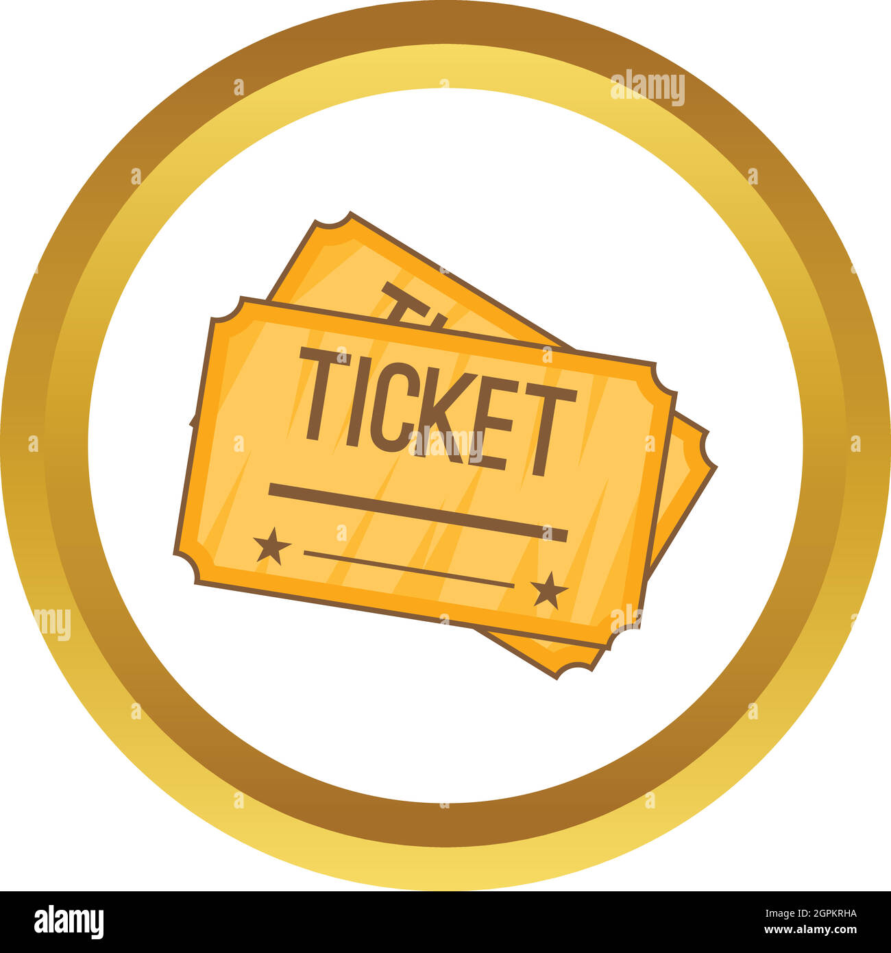 Ticket vector icon Stock Vector Image & Art - Alamy