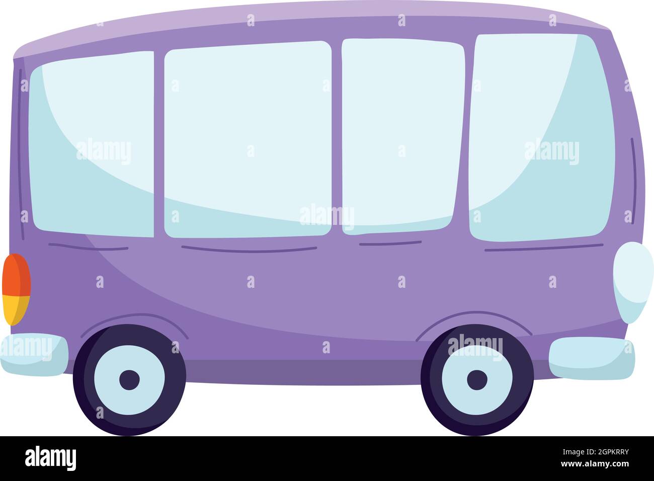 cartoon bus transport Stock Vector Image & Art - Alamy