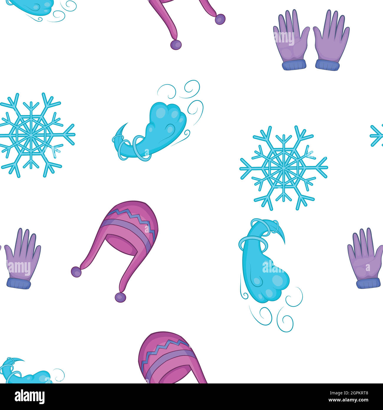 Spring winter pattern Cut Out Stock Images & Pictures - Alamy