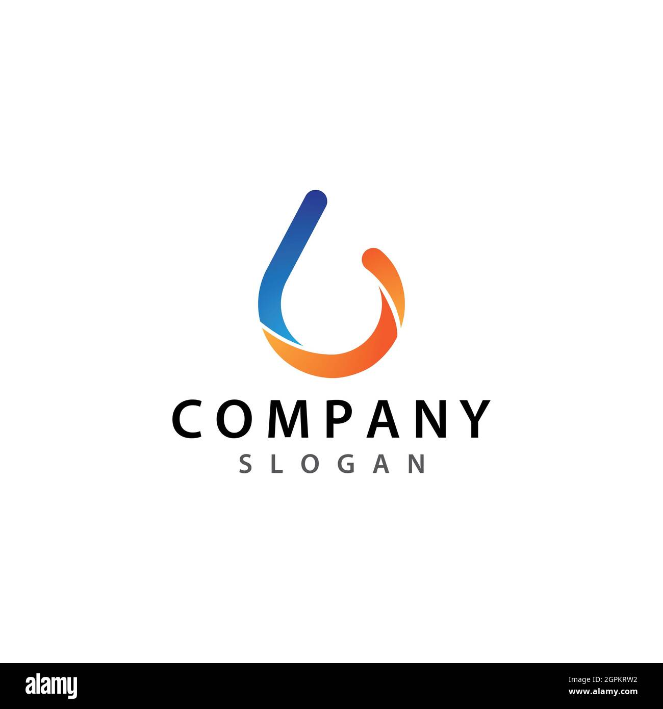 Raindrop logo template hi-res stock photography and images - Alamy