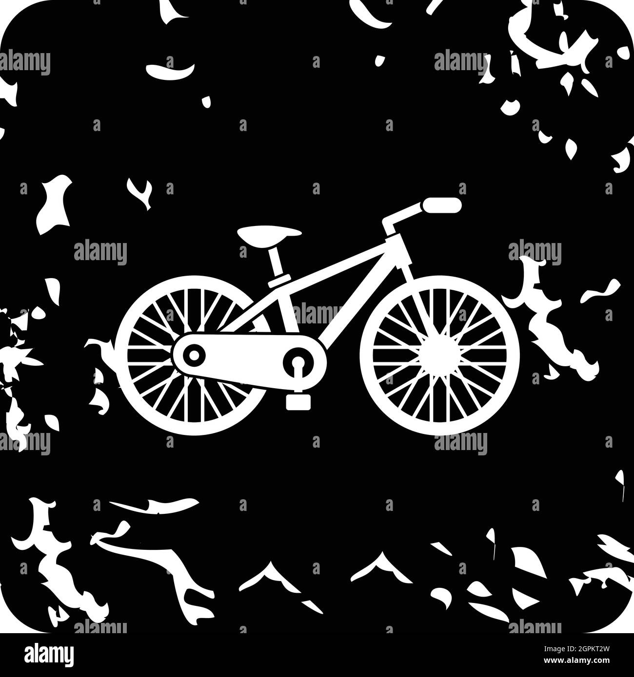 Road bike bicycle icon Stock Vector Images - Alamy
