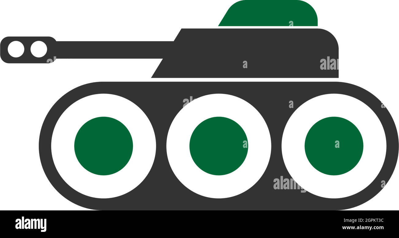 Military Tank, Army Tank icon logo design template Stock Vector Image ...