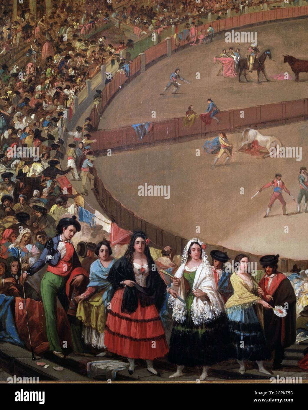 LUCAS VELAZQUEZ , EUGENIO . PINTOR ESPAÑOL . MADRID 1817 - 1870. " LA ...