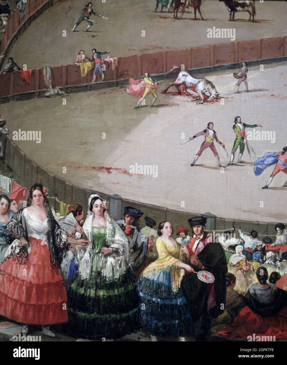 LUCAS VELAZQUEZ , EUGENIO . PINTOR ESPAÑOL . MADRID 1817 - 1870. " LA ...