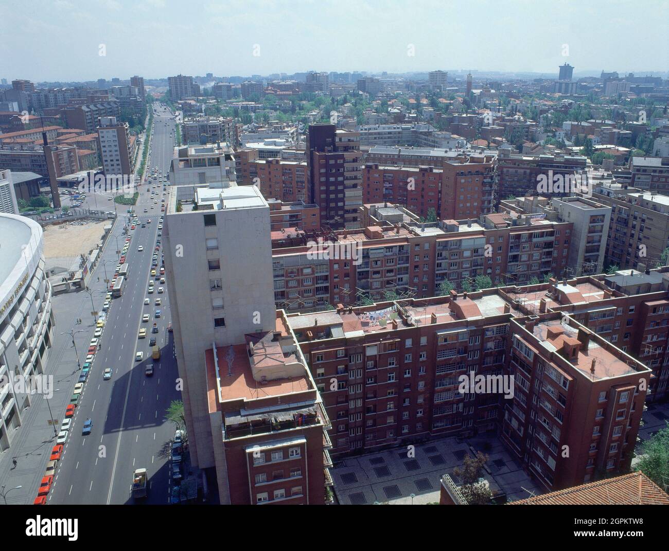 MADRID DESDE EDIFICIO LIMA HACIA COLONIA EL VISO - FOTO AÑOS 80 ...