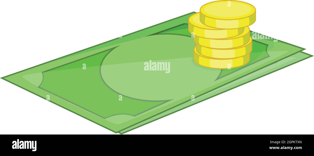 Money icon, cartoon style Stock Vector Image & Art - Alamy
