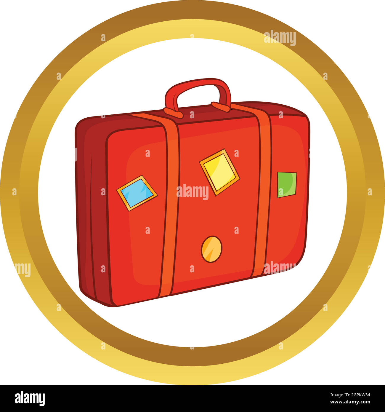 Suitcase vector icon Stock Vector Image & Art - Alamy