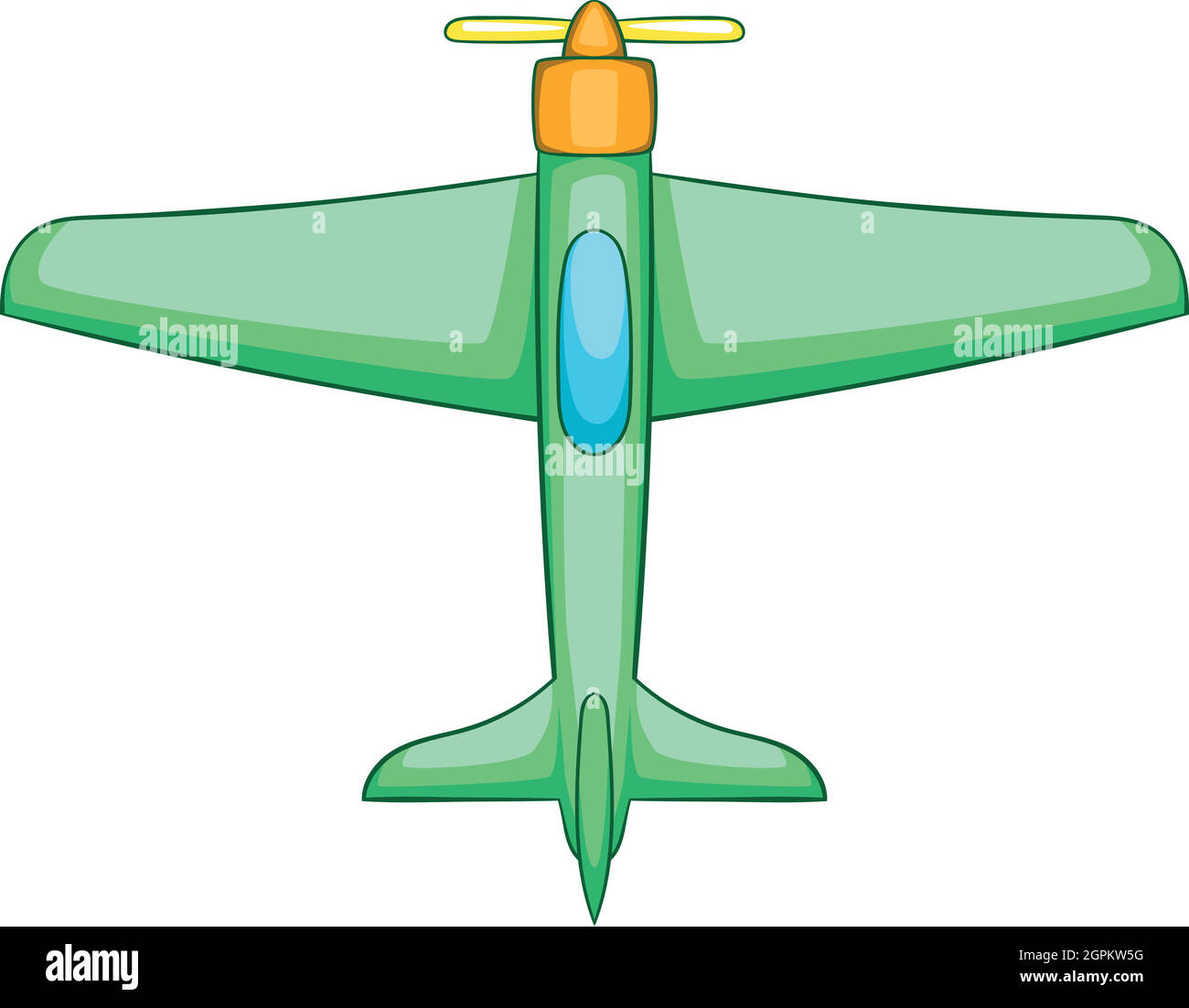 Plane icon, cartoon style Stock Vector Image & Art - Alamy